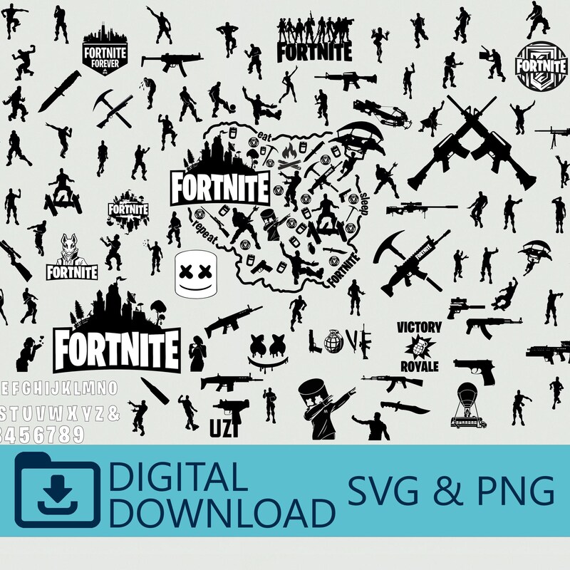 Fortnight Svg - Etsy