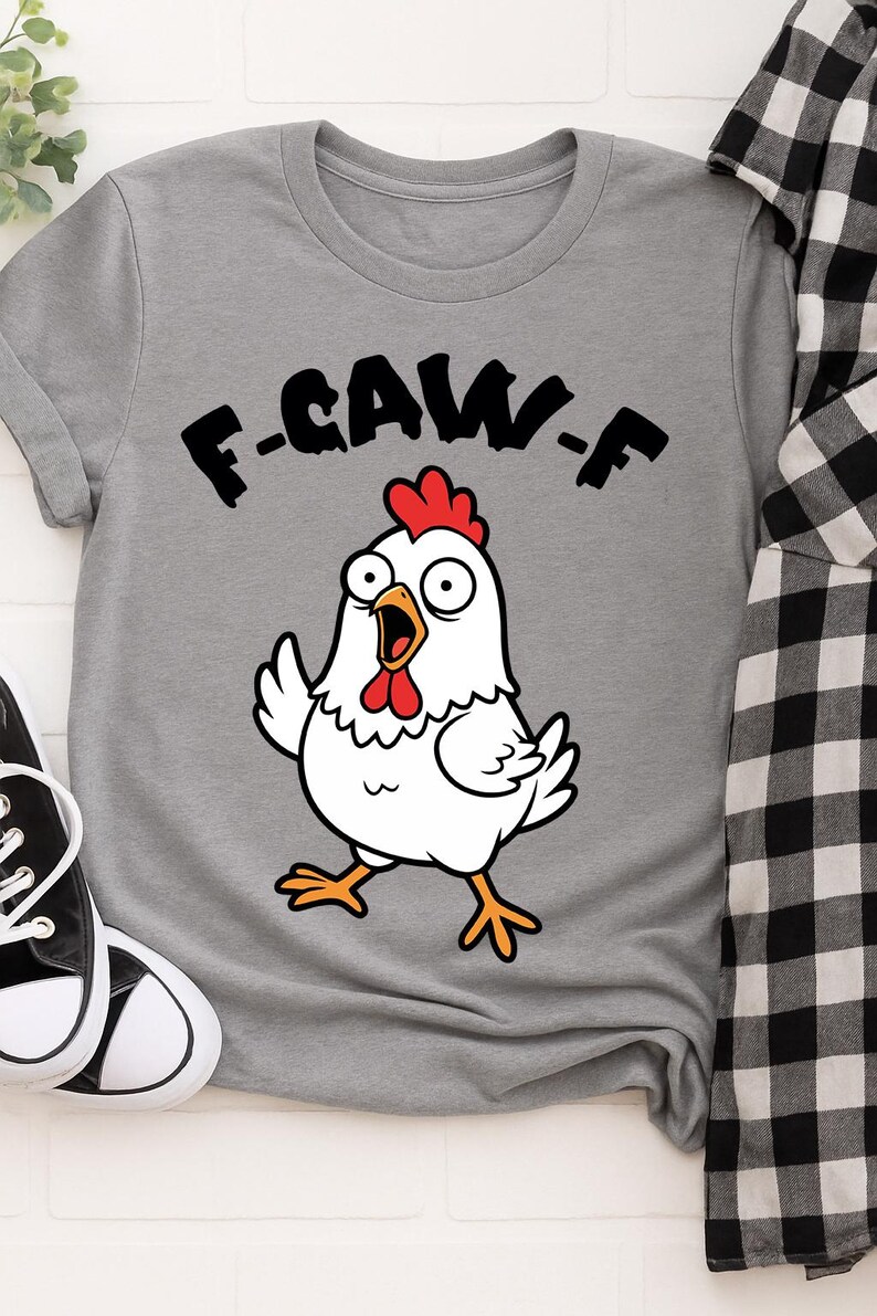 F-CAW-F Angry Chicken Bundle - Digital SVG PNG Download, Funny ...