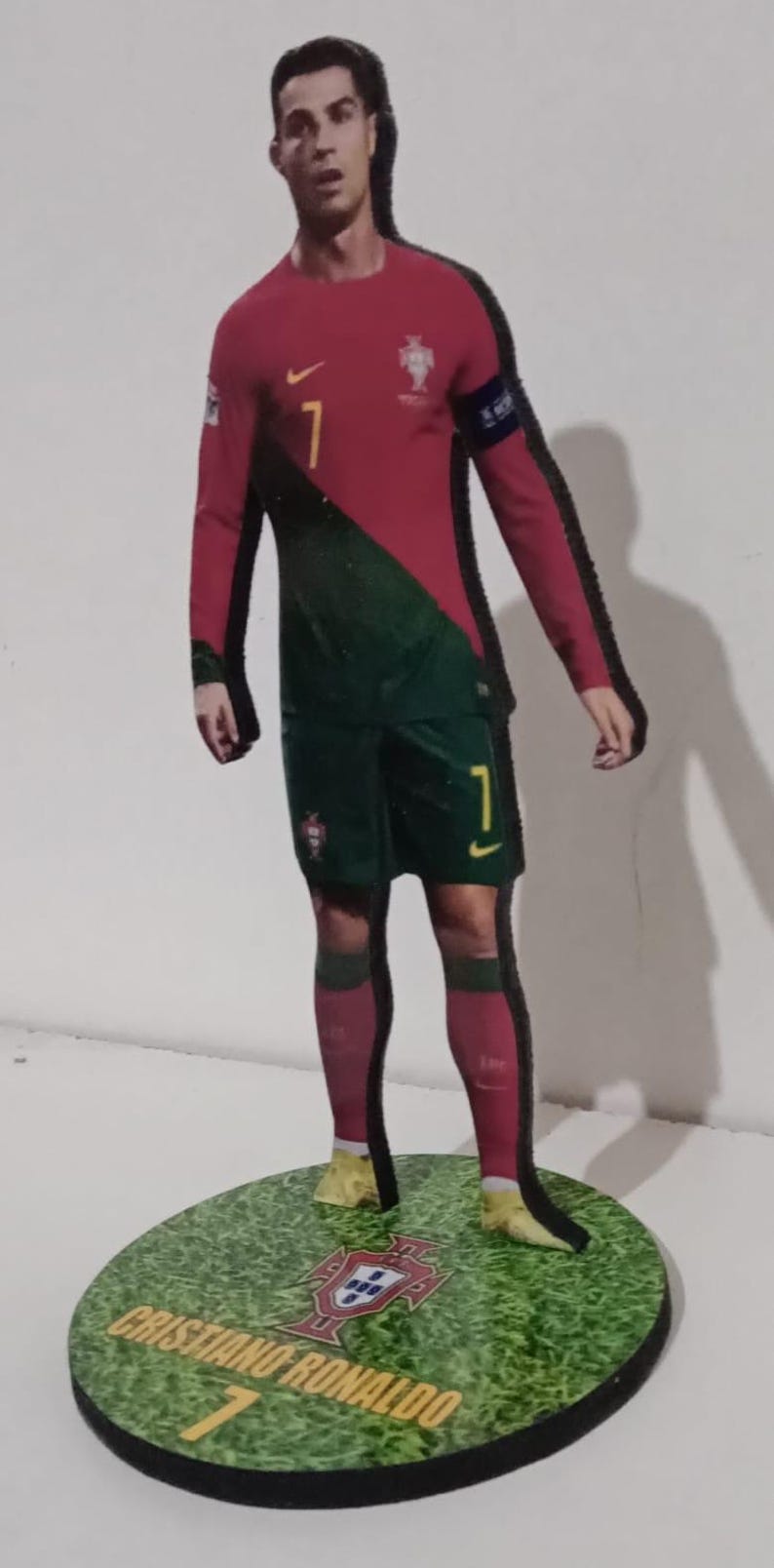 CRISTIANO RONALDO Portugal 8" DISPLAY Standee Figure Cutout Statue Standup Decor Qatar 2022 Cr7 ...