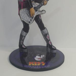 PAUL STANLEY 8" DISPLAY Standee Kiss Figure Cutout Statue Standup Decor ...