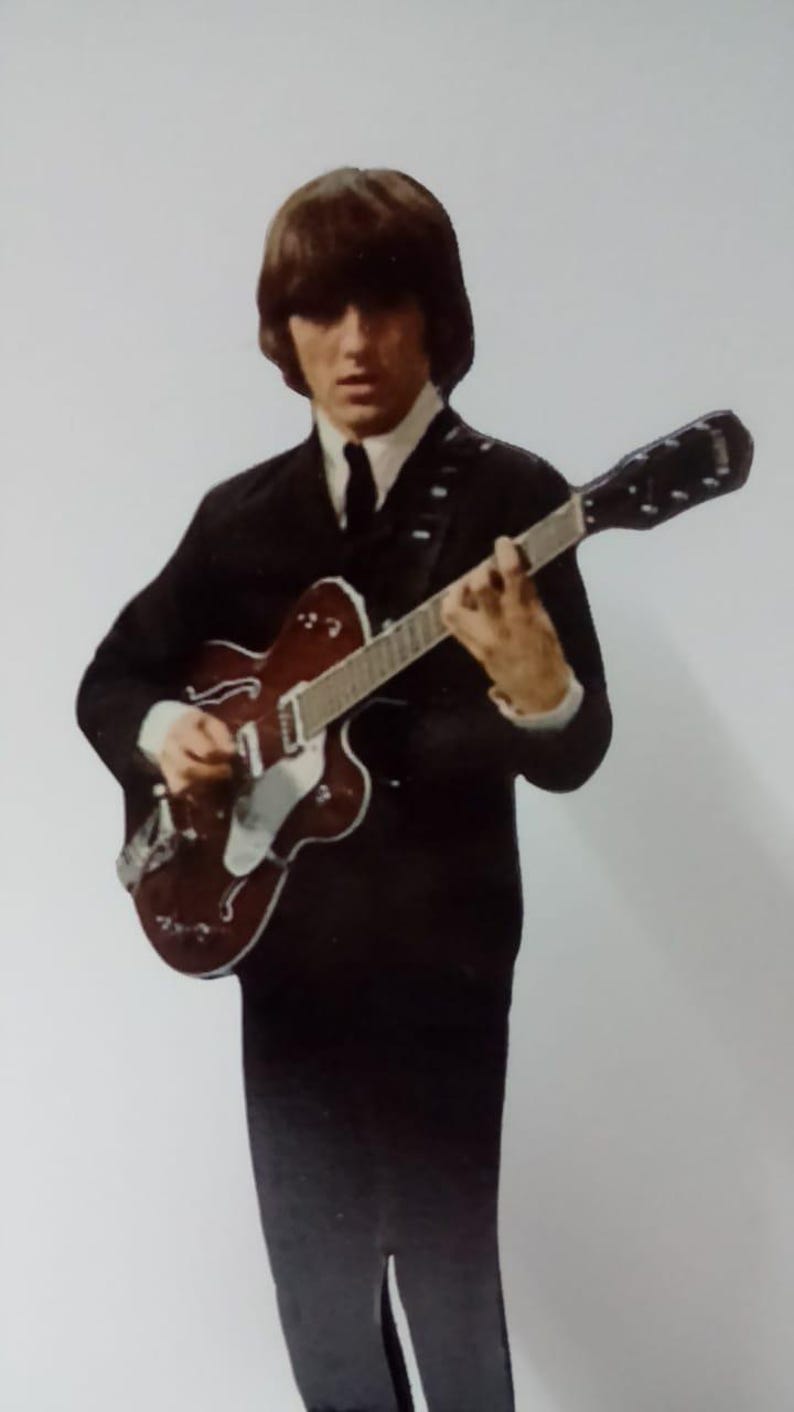 GEORGE HARRISON 8" DISPLAY Standee Figure Cutout Statue Standup Decor ...