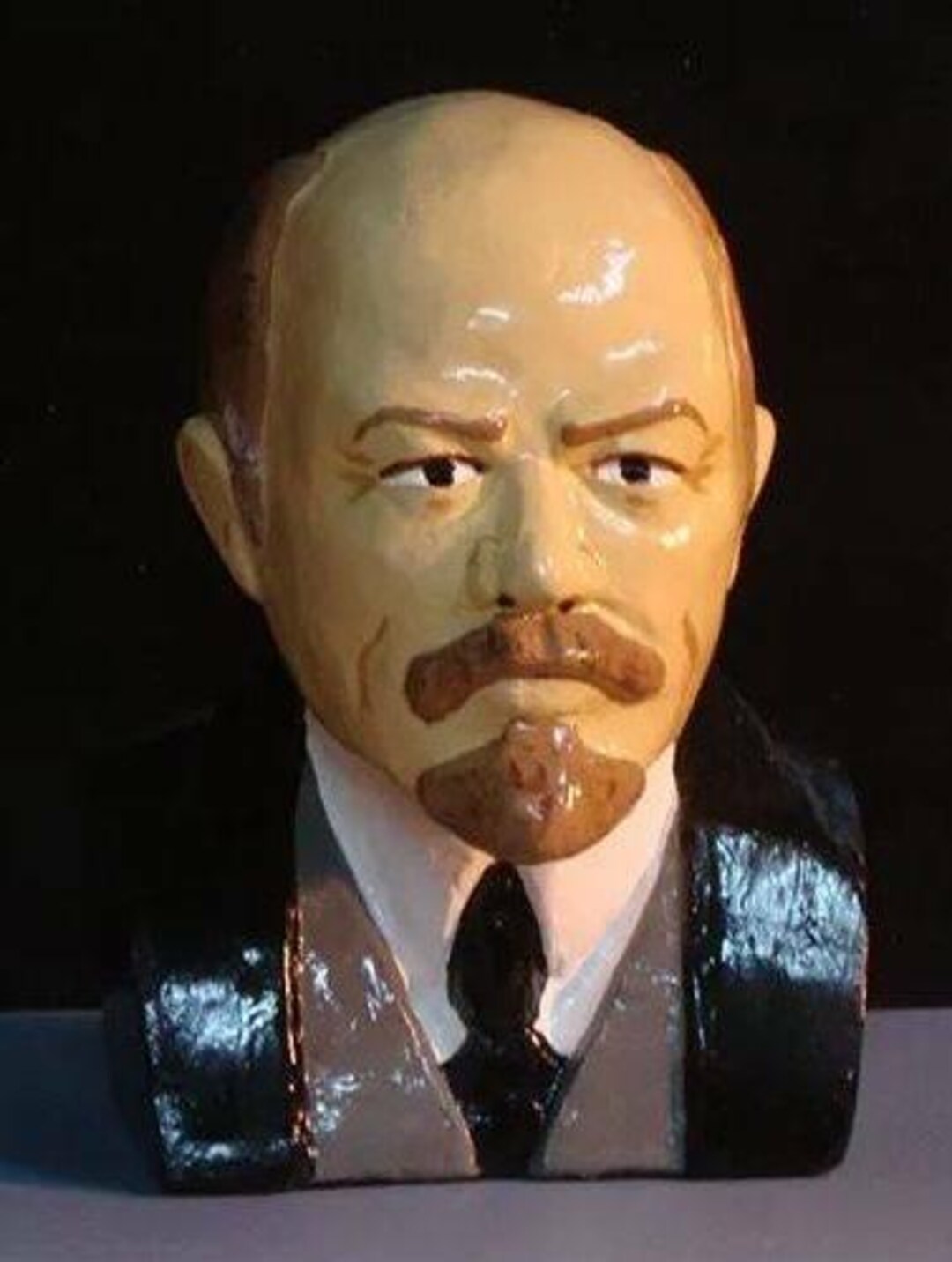 Handmade VLADIMIR LENIN BUST Statue Russian Figure Communist Sculpture ...