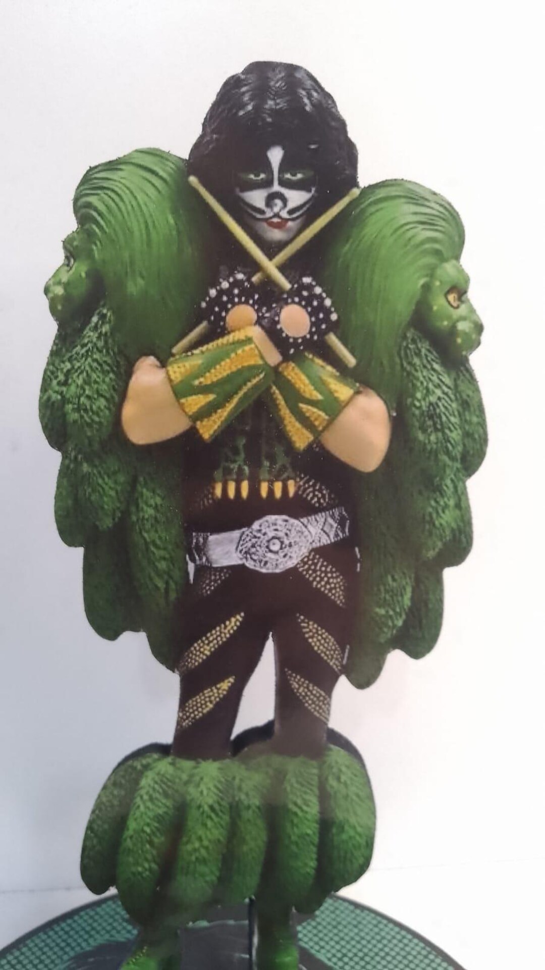 PETER CRISS 8" DISPLAY Standee Kiss Figure Cutout Statue Standup Decor ...