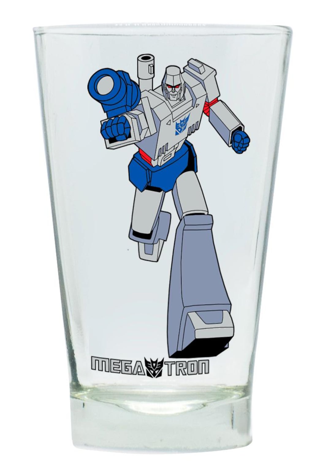 MEGATRON GLASS 14 Oz. -- Transformers Tv Animated Art Anime Series ...