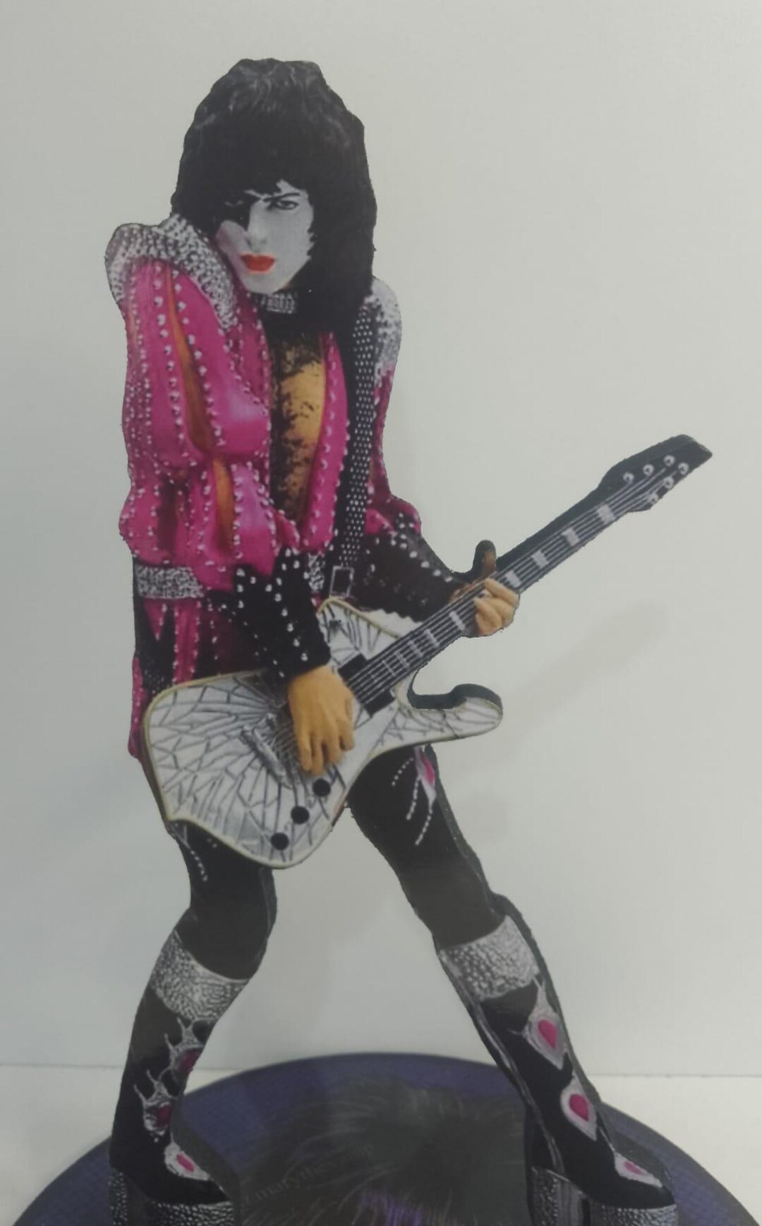PAUL STANLEY 8" DISPLAY Standee Kiss Figure Cutout Statue Standup Decor ...