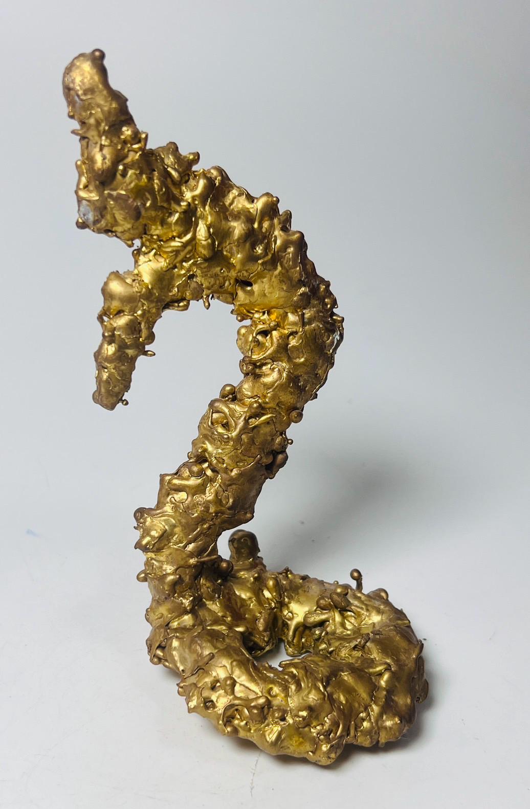 Golden Naga Statue: Iron Meteorite Thai Amulet, Sacred Altar Decor - Etsy