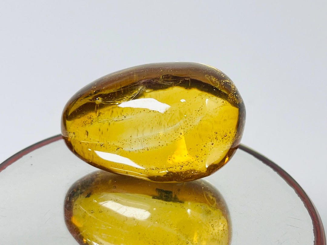 Yellow Glass Leklai Stone: Thai Naga Egg Amulet - Mekong River Blessed ...