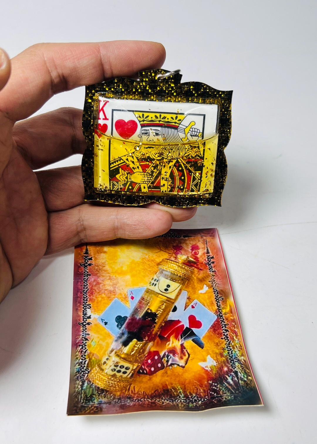 King of Spades Gambling Amulet: Lucky Oil Locket, Wealth Attraction - Etsy