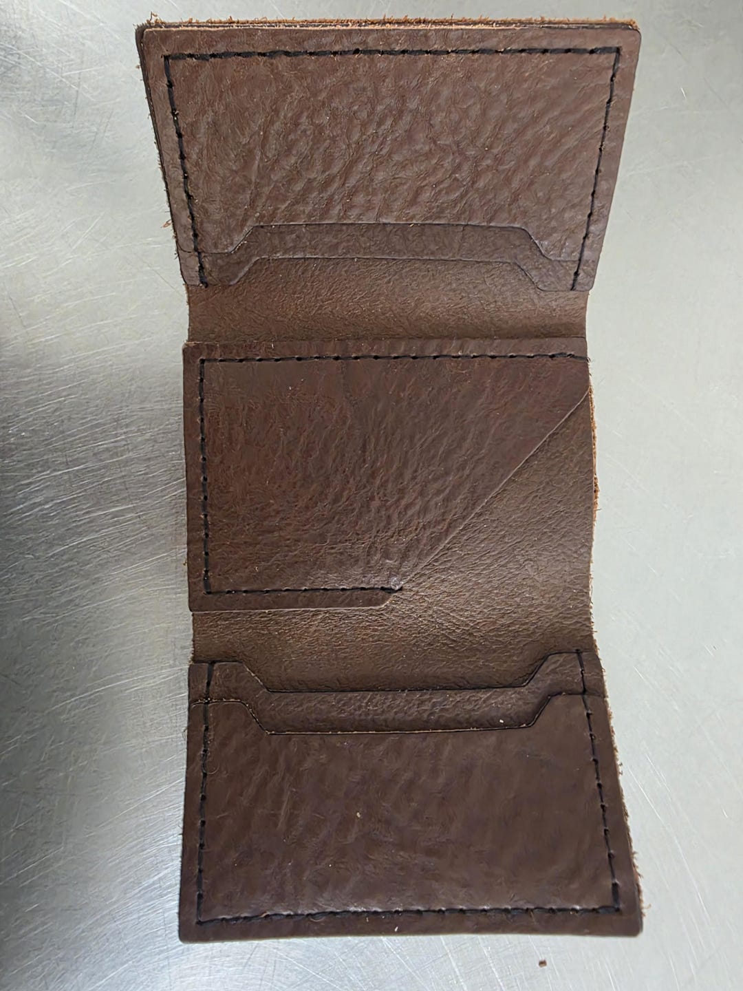 Buffalo Leather Wallet - Etsy