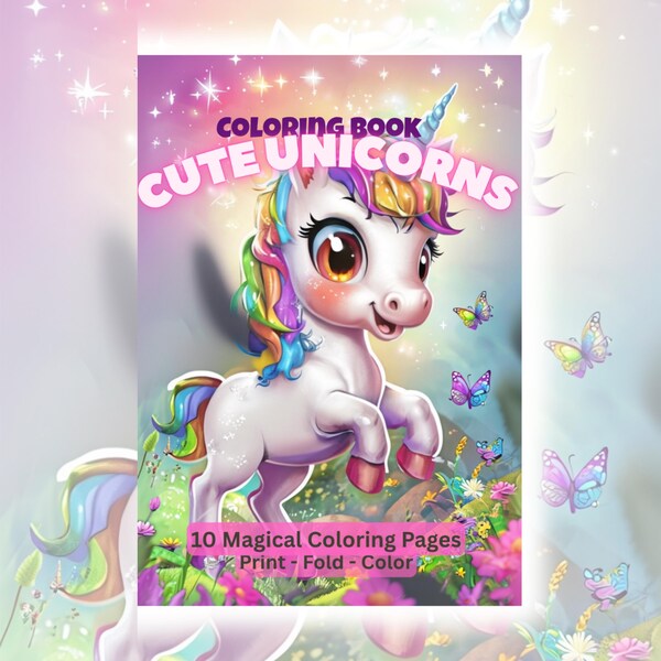 Mini Coloring Book - Etsy