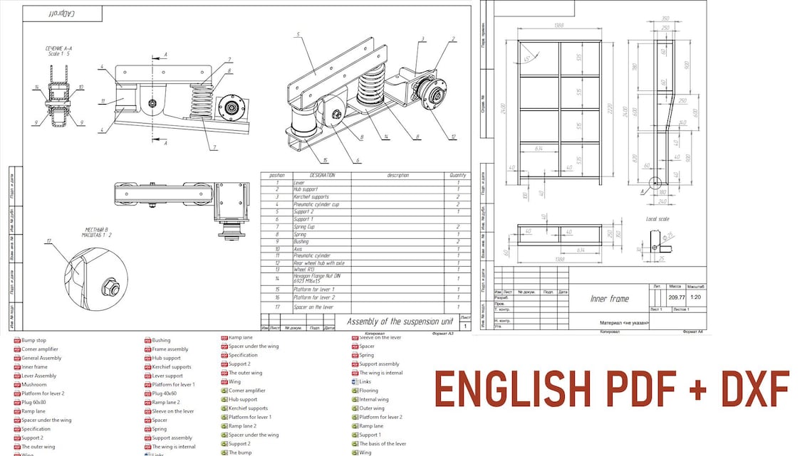 Motorcycle Atv Trailer Plans | DIY Drop Deck Trailer | DXF & PDF Files ...