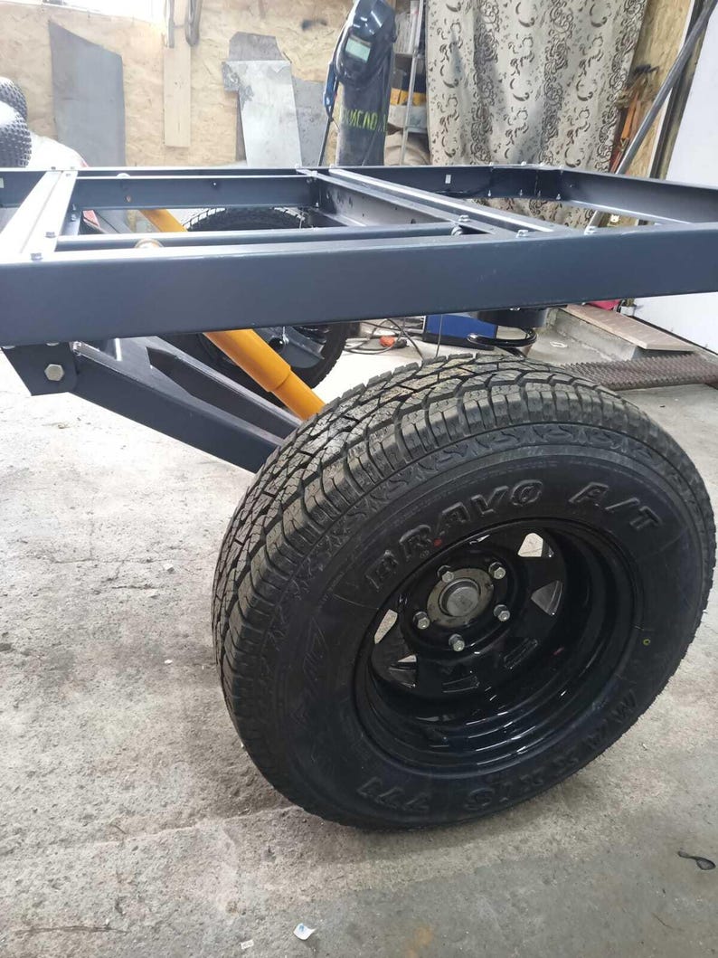 Off-road Camper Chassis Plans | Heavy Duty Independent Suspension | DXF ...