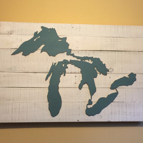 Great Lakes Sign Metal Wall Art - Etsy