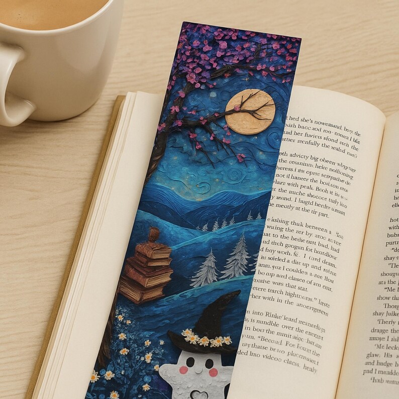 Halloween Cute Ghost Bookmarks Set – Printable 2x6 Inch Digital ...
