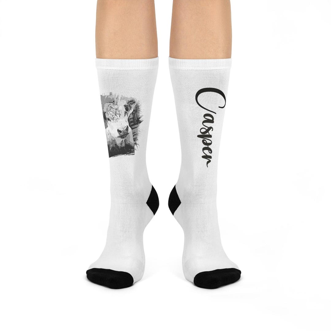 Casper the Highland Cow Signature Cushioned Crew Socks - Etsy