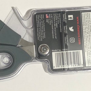 8" Bent Clauss Kevlar Scissor TITANIUM for Cutting Quilting Made With ...