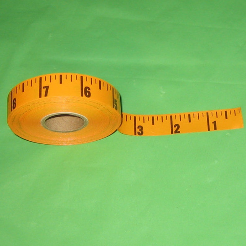 1 Roll Adhesive Ruler Plastic Stick on Table, Sticky Ruler Measuring ...