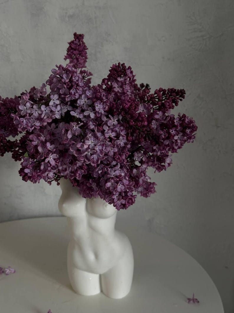 BIG Realistic Female Body Vase DIY Dried Flower Vase, 3D Vase ...