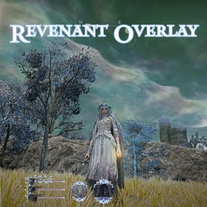Cute Blue Revenant HUD Overlay for Twitch or Tiktok. Elden Ring ...