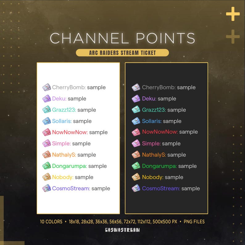 Arc Raiders Twitch Channel Points Icon | Stream Redeem Currency Ticket ...