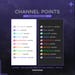 VIP Diamond Channel Points | 10 Colors Jewel Twitch Stream Ticket - Etsy