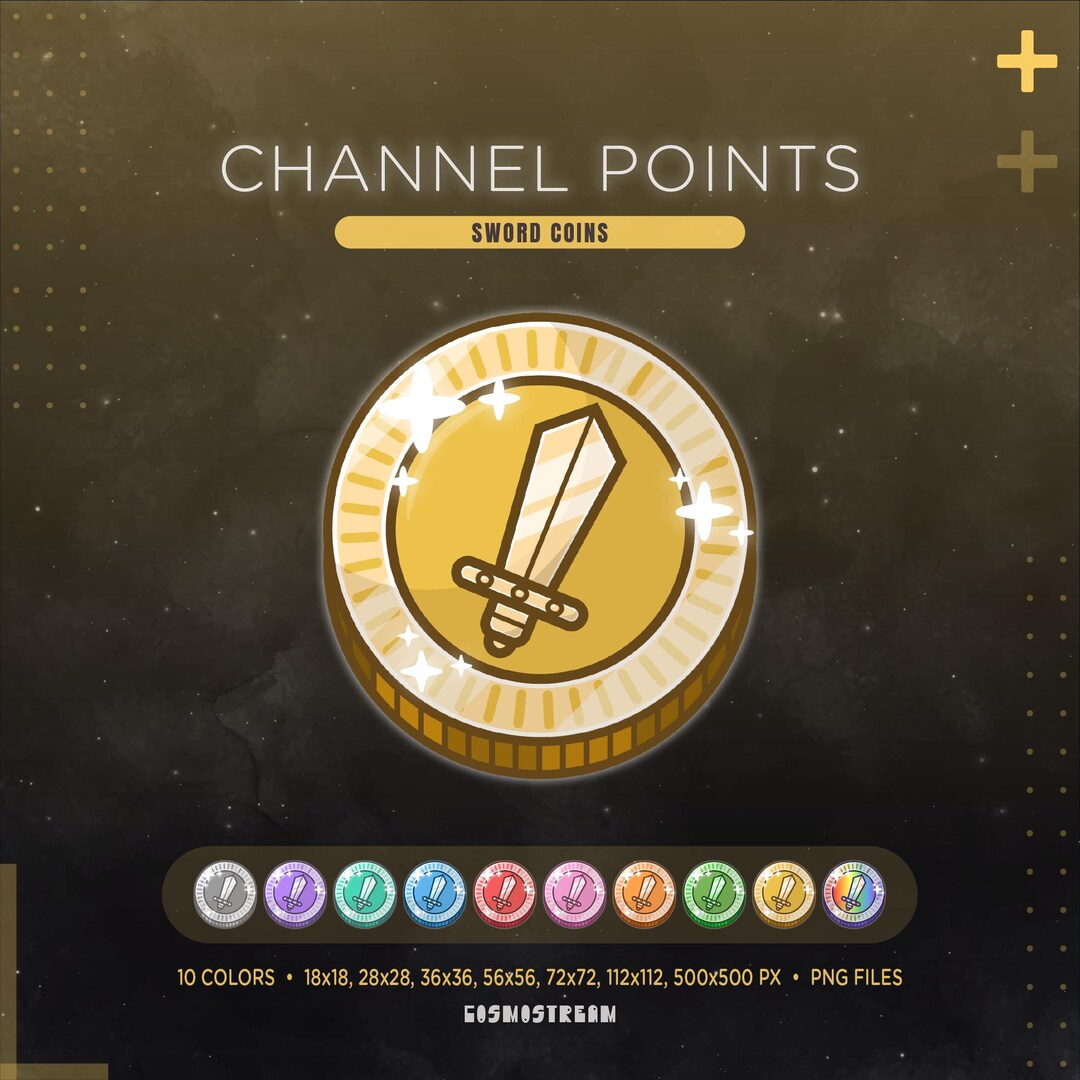 Hero Sword Twitch Channel Points Icon | Medieval Warrior Stream Redeems ...