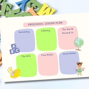 Preschool Lesson Plan - Etsy