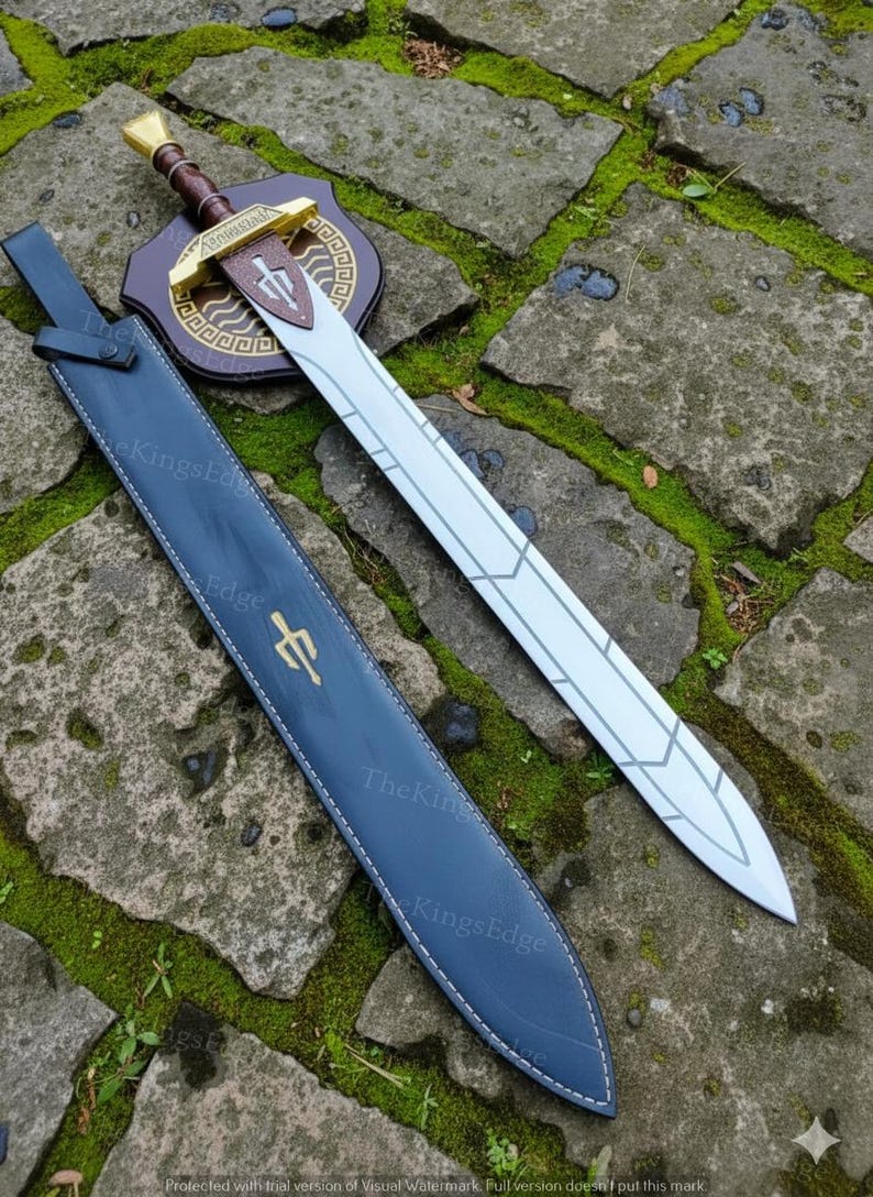 Riptide Sword – Percy Jackson Collector's Replica With Display Plaque ...