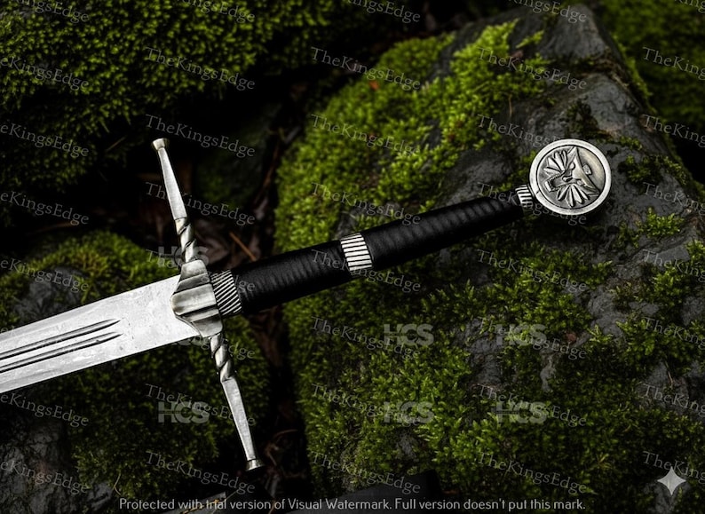 Handmade Witcher-style Steel Sword: Geralt of Rivia Replica - Etsy