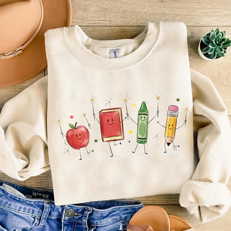 Back to School Png, Teacher Appreciation Png, Cute Funny Minimalist ...