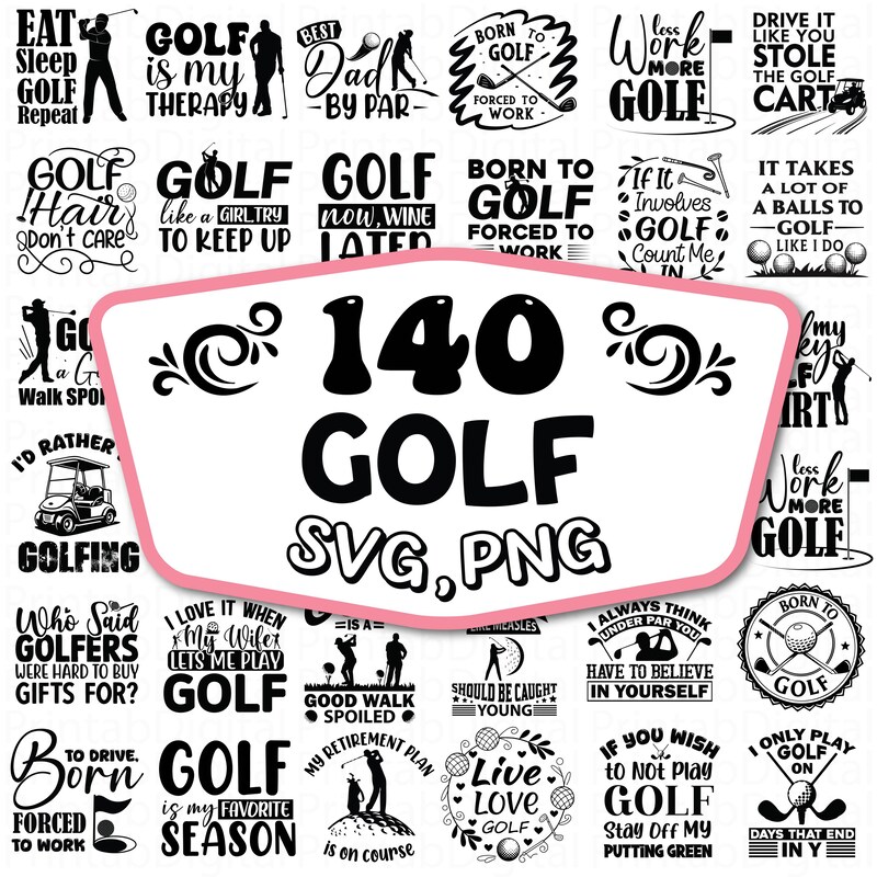 Golf Calligraphy - Etsy