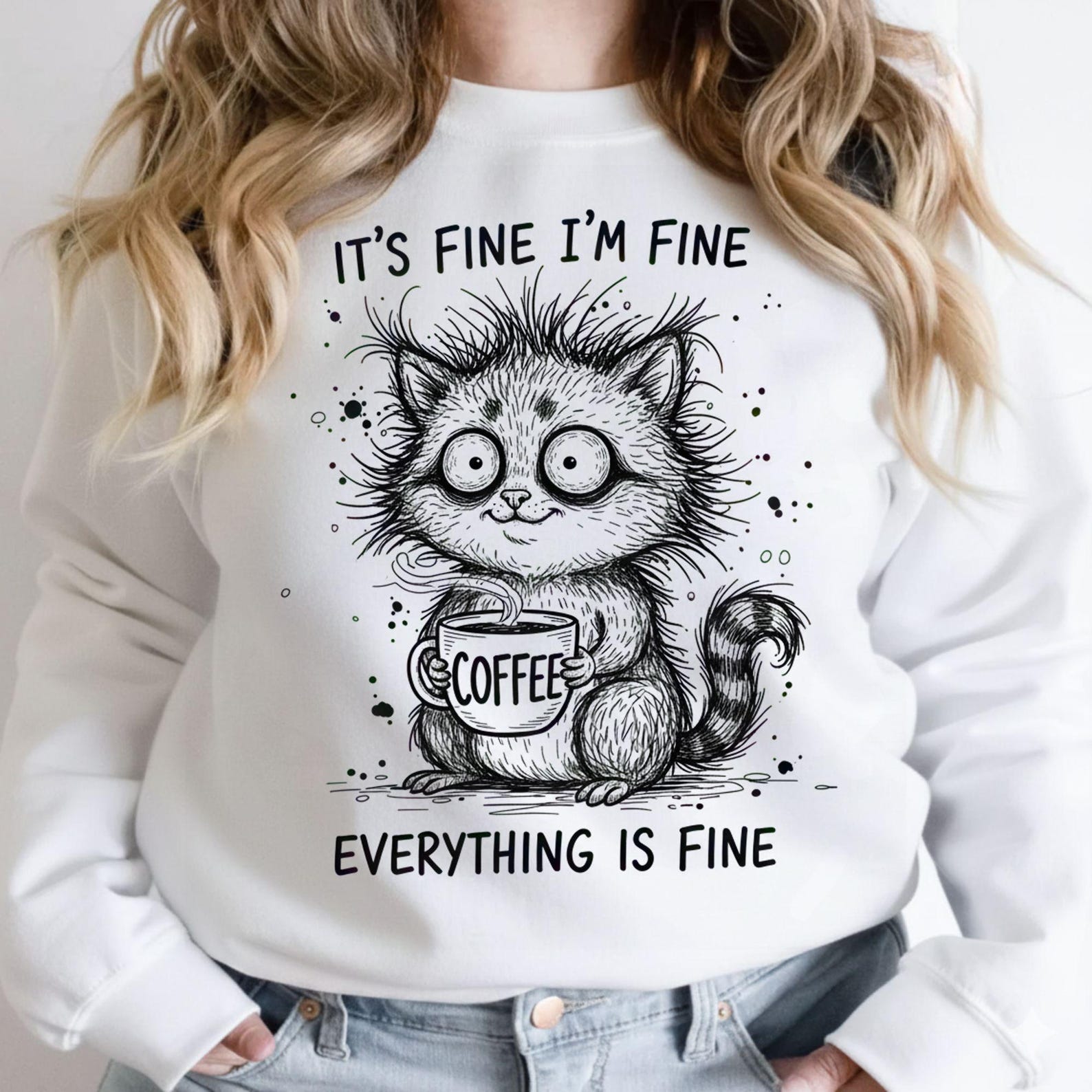 4 Funny It's Fine Png, It's Fine I'm Fine Everything is Fine Png, It's ...