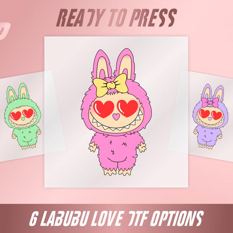 Labubu Heart Eyes - Etsy