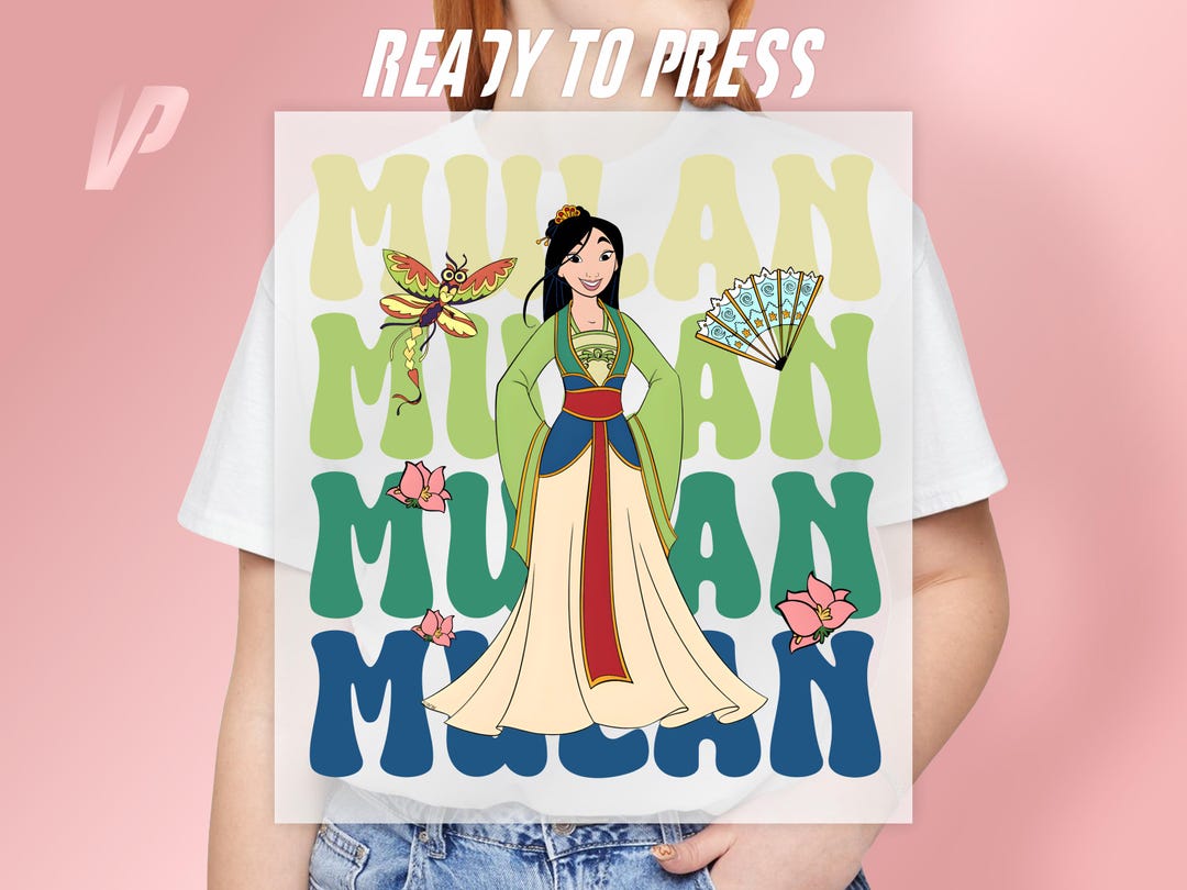 Mulan Ready to Press DTF, Disney DTF, Mulan Dtf, Disney Mulan Print ...