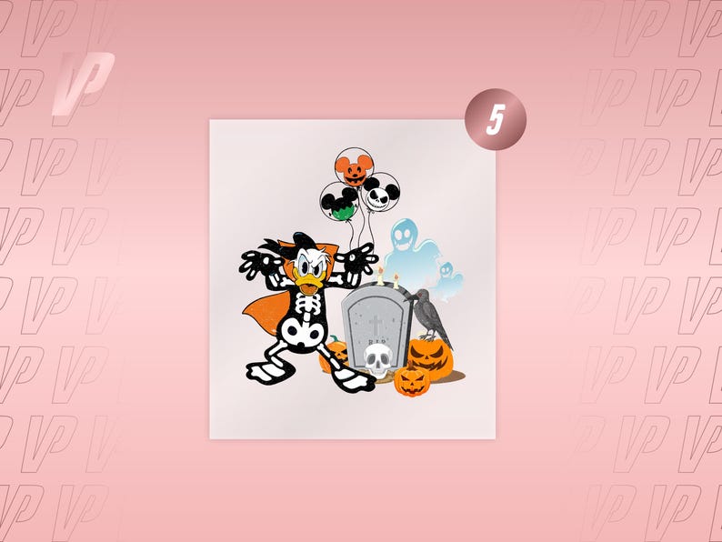Halloween Disney Skeleton Balloons DTF Print Transfer - Etsy
