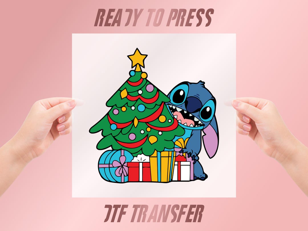 Stitchmas Christmas Tree DTF Transfer, Ready to Press - Etsy