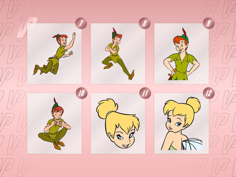 Peter Pan DTF Transfer, 30 Disney Designs, Ready to Press - Etsy