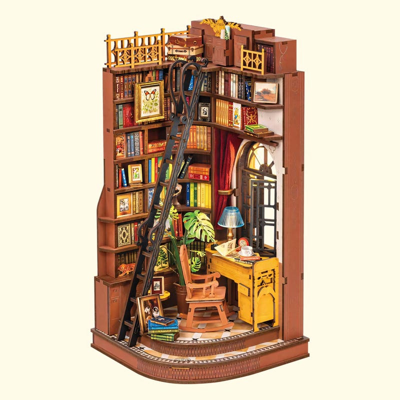 Miniature Library - Etsy