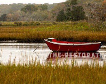 Cape Cod, Red Row Boat, New England Coast, Cape Cod Boats, Nantucket ...