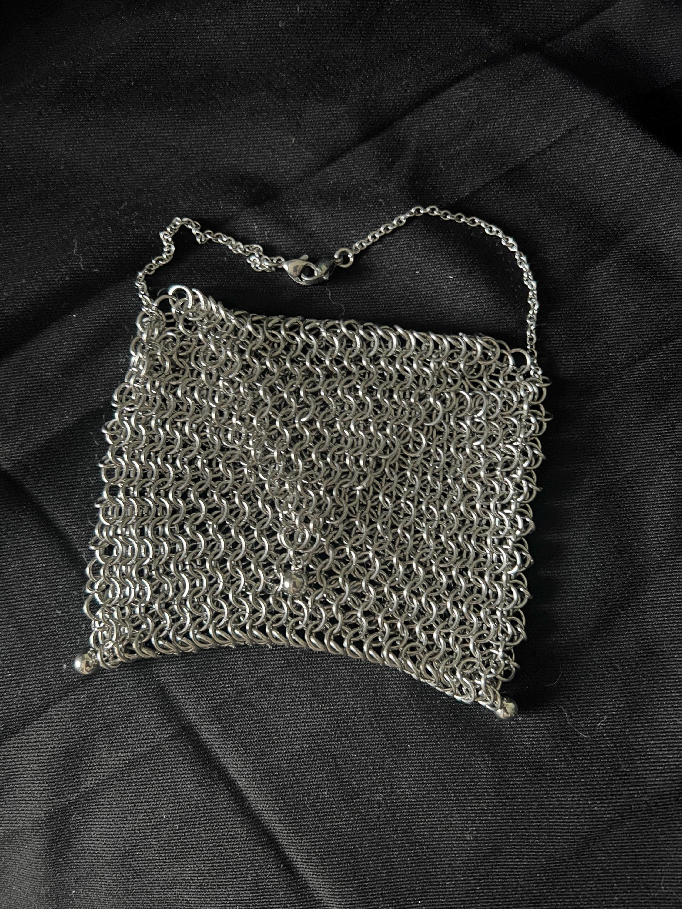 Chainmaille Coin Purse Gothic Medieval Stainless Steel Belt Bag ...