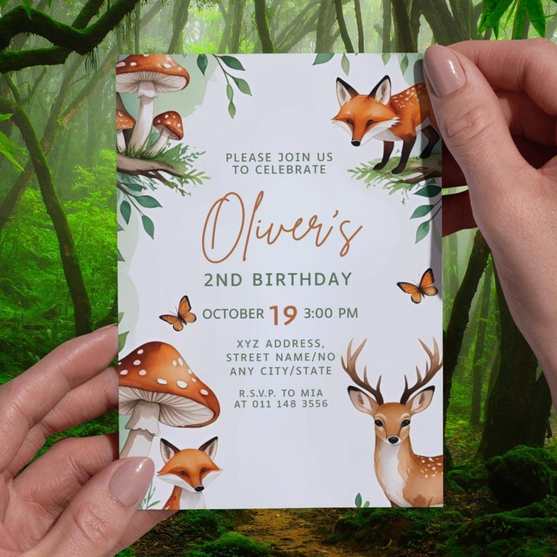 Forest Theme Party - Etsy