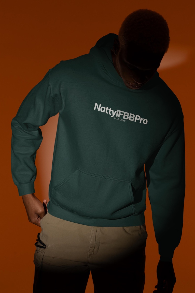 NATTY IFBB PRO Hoodie | Unisex Gym Pullover - Etsy