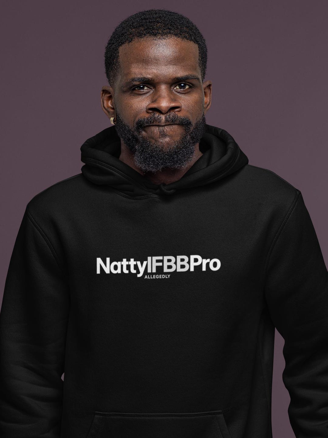 NATTY IFBB PRO Hoodie | Unisex Gym Pullover - Etsy
