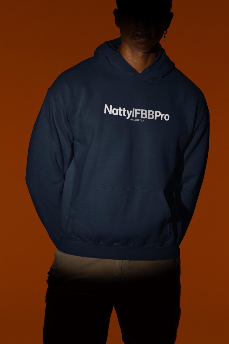 NATTY IFBB PRO Hoodie | Unisex Gym Pullover - Etsy
