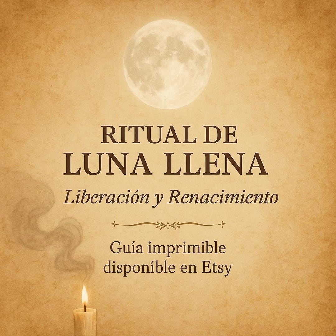 Full Moon Ritual Printable | Fire Release Ceremony PDF | Spiritual ...