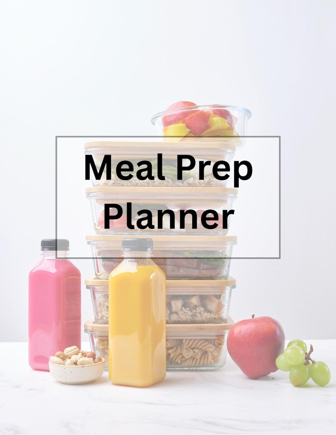Printable Meal Prep Planner | Weekly Meal Planning Template | Grocery ...