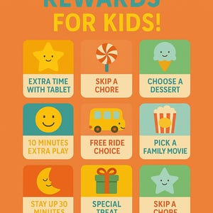 Reward Coupons for Kids – Fun Printable Incentive Cards | Instant ...