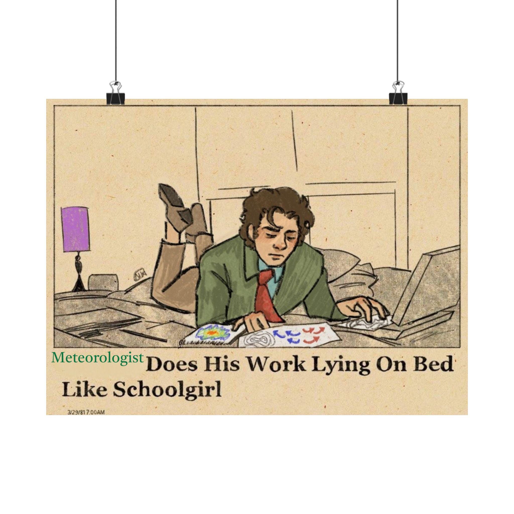Meteorologist Marvin Falsettos Print - Etsy
