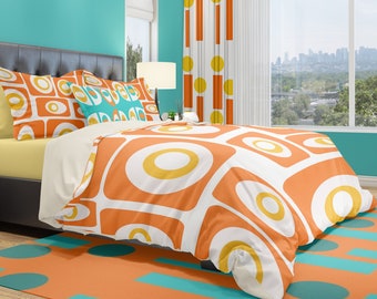 Retro duvet cover | Etsy