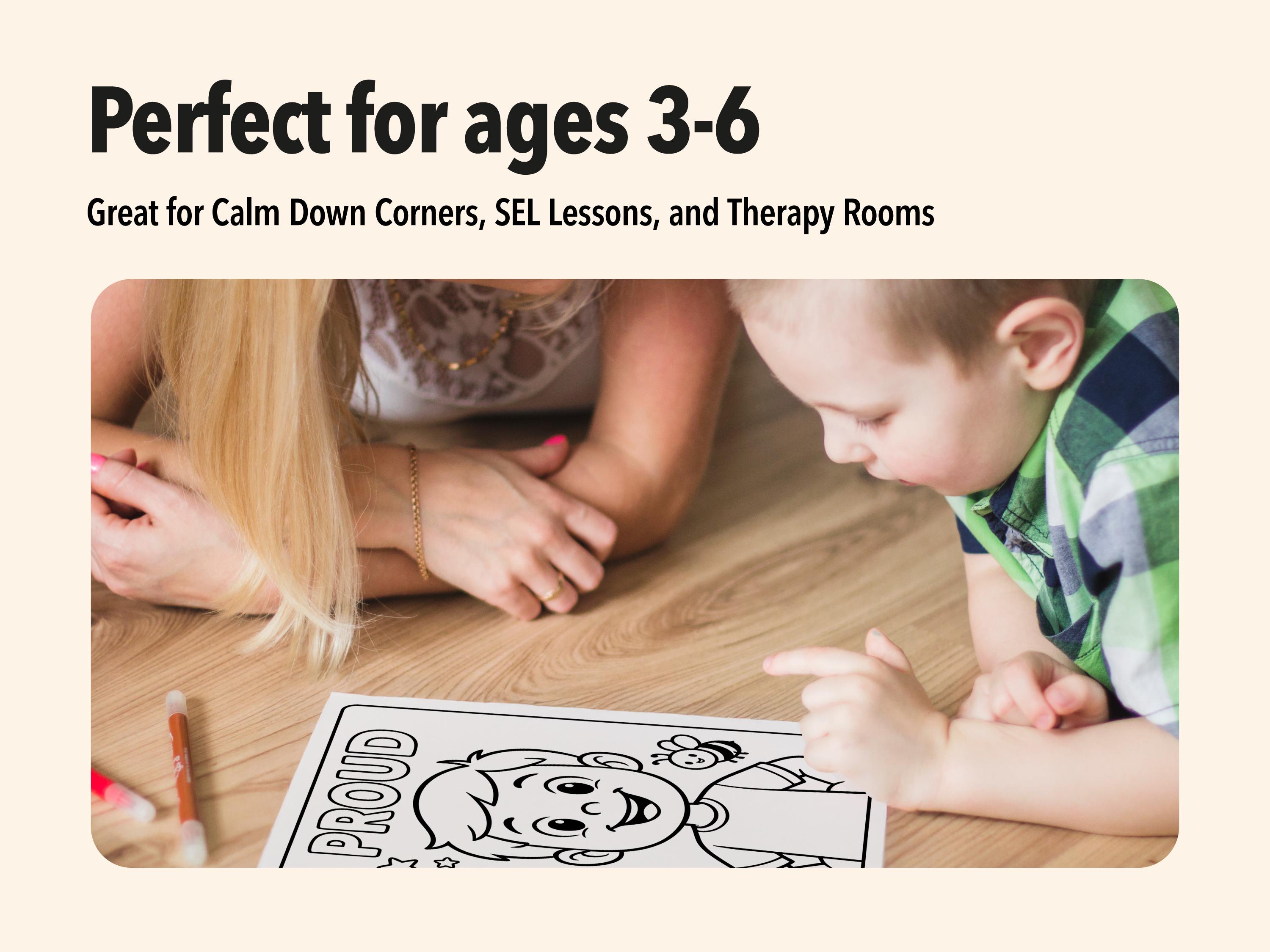 Big Feelings Coloring Pages for Kids | Printable Emotions PDF | Calm ...